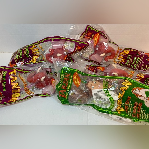 Disney | Toys | 999 Disney Tarzan Mcdonalds Happy Meal Sound Straws ...